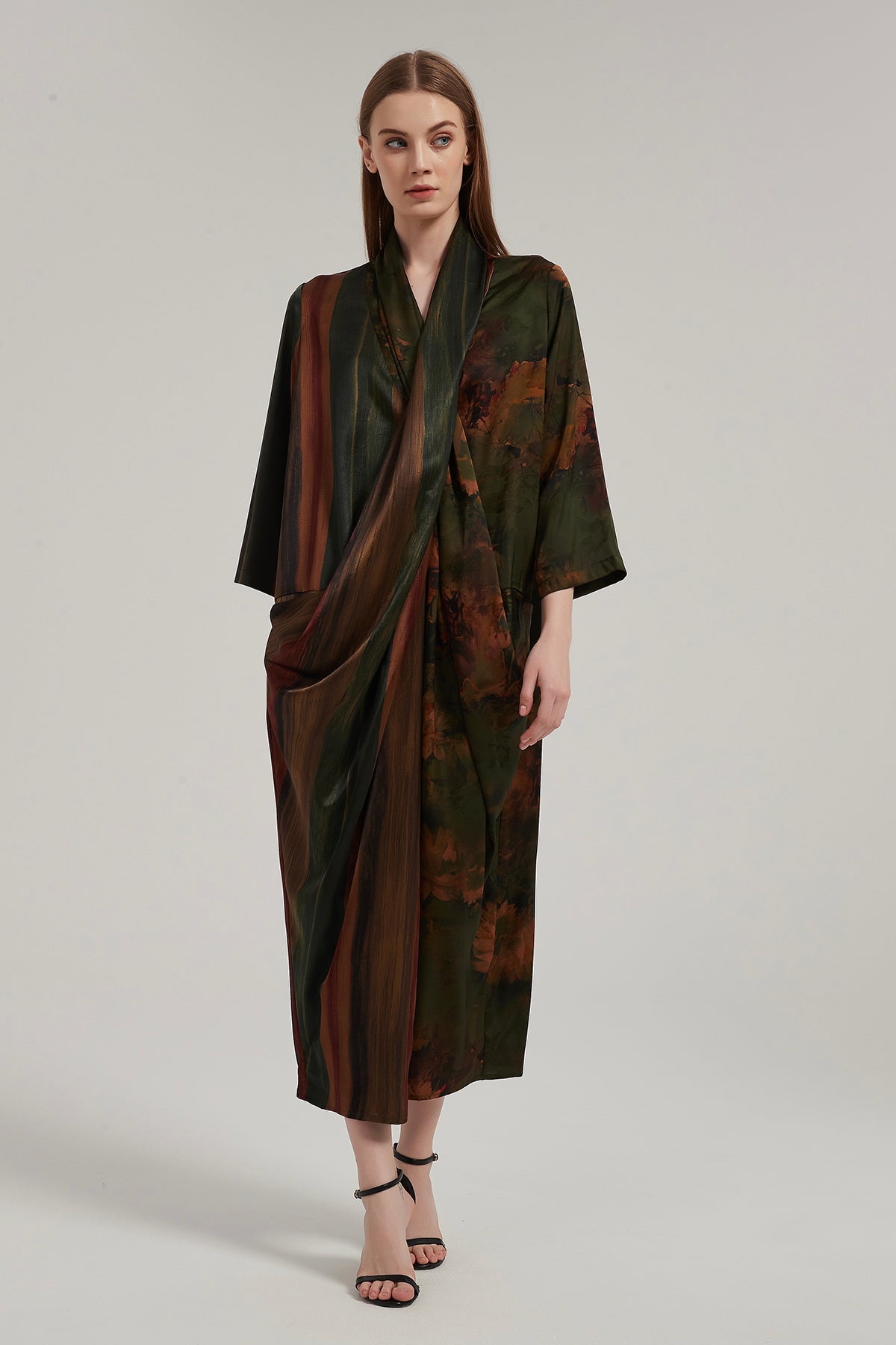 Mylee Cross Front Splice Maxi Dress – ROSELABEL
