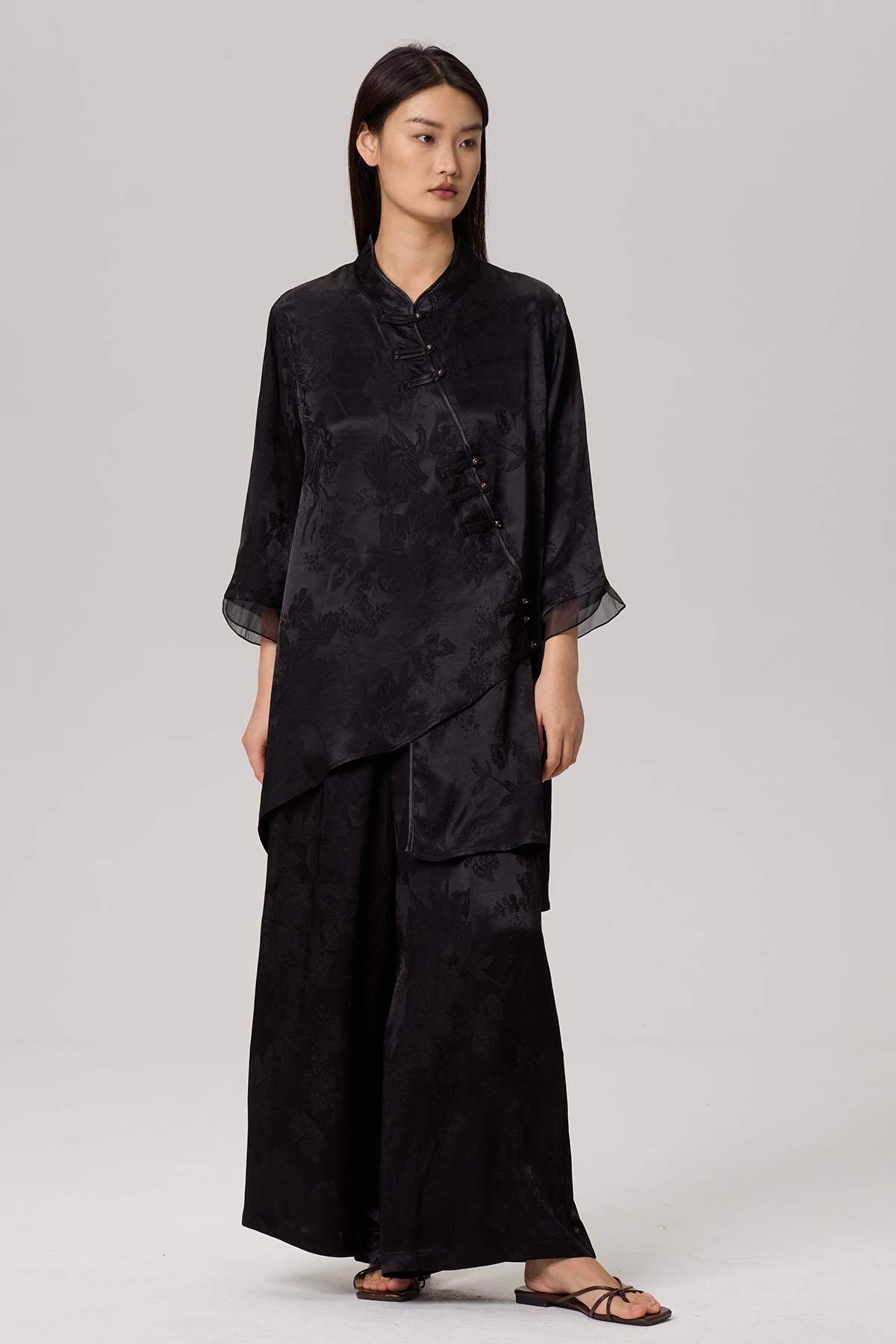 Zora Irregular Jacquard Retro Elegant Two Set – ROSELABEL