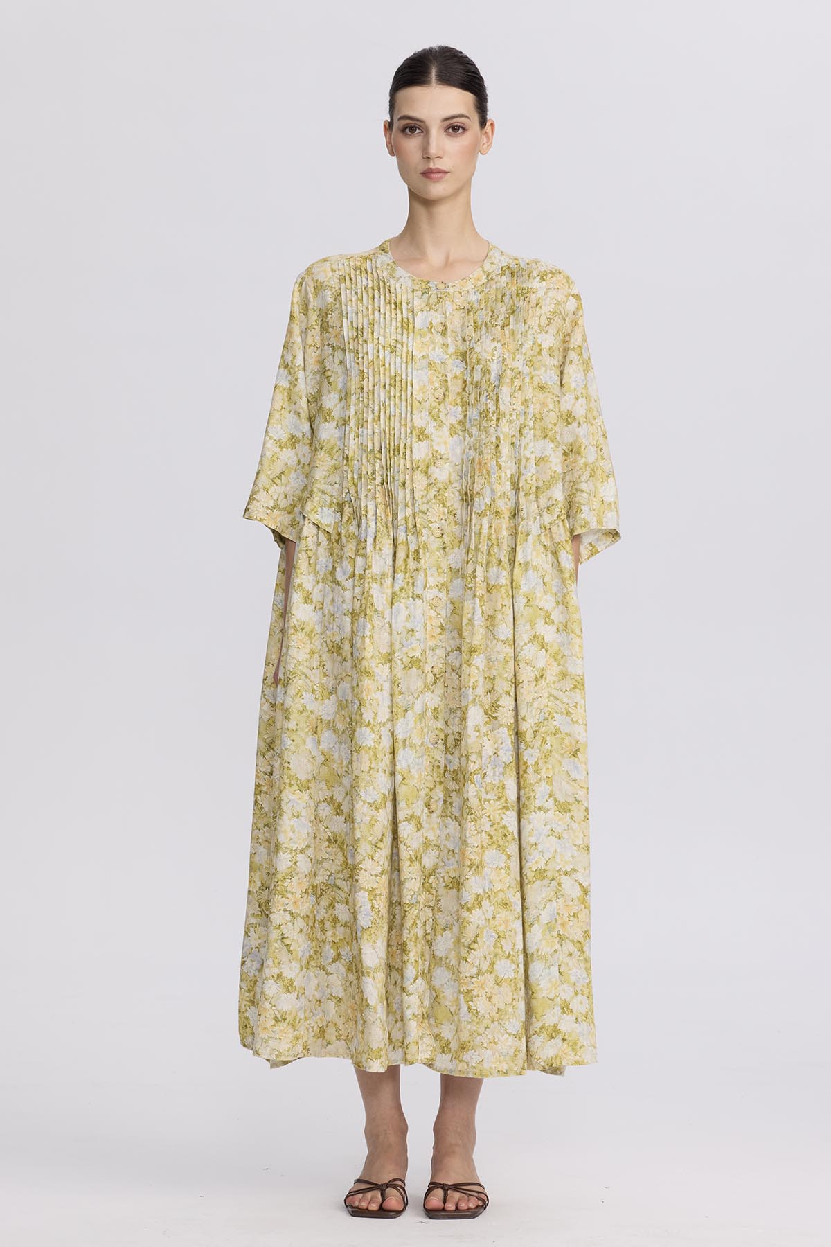 Tyla Linen Dress – ROSELABEL