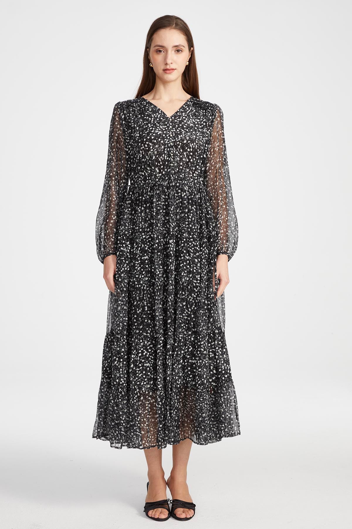 Yashi Print Silk Dress – ROSELABEL