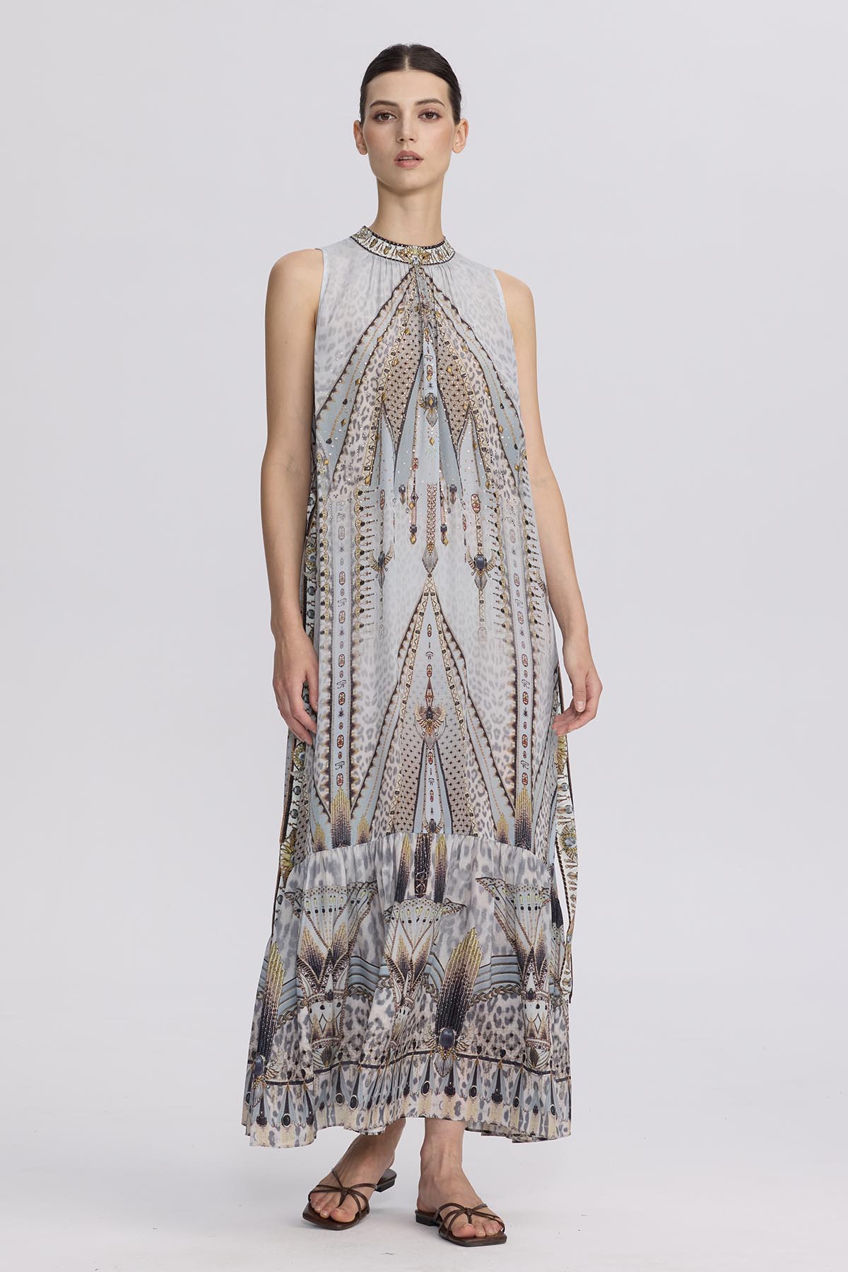 Herrin Silk Dress – ROSELABEL